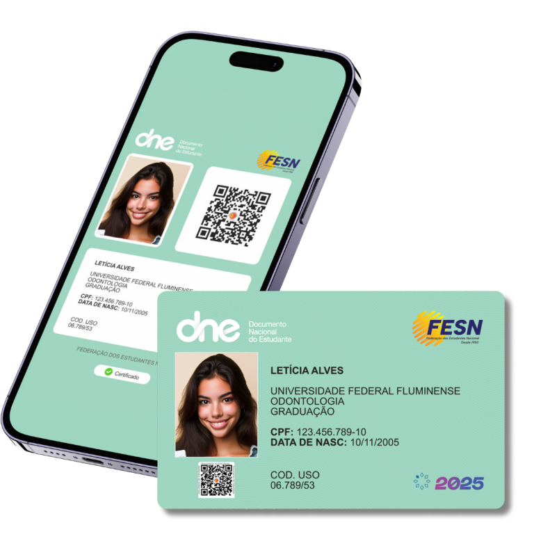 Emissão do DNE Digital e Física – DNE FESN – Carteirinha de Estudante